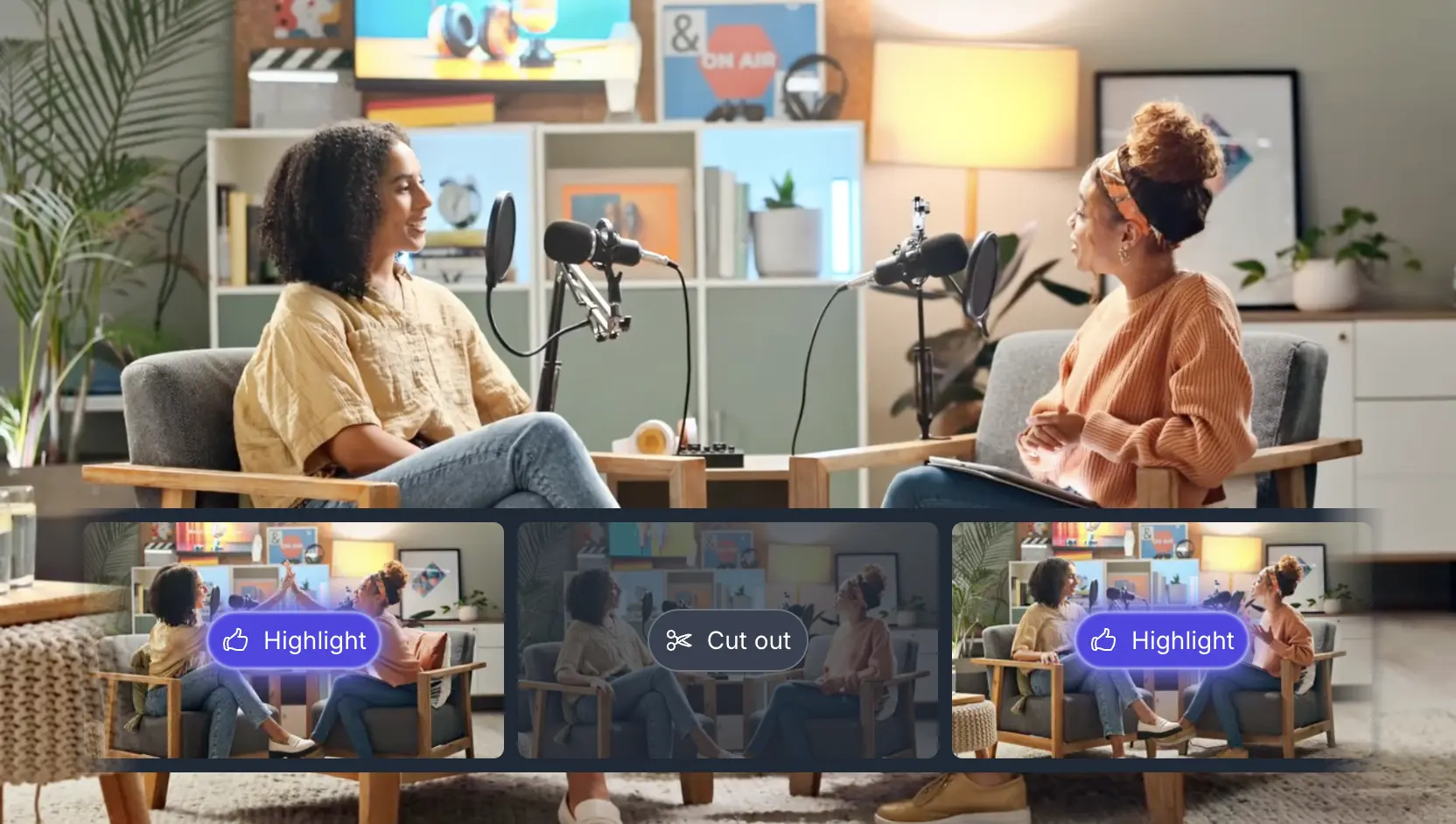 Transform long video into shorts